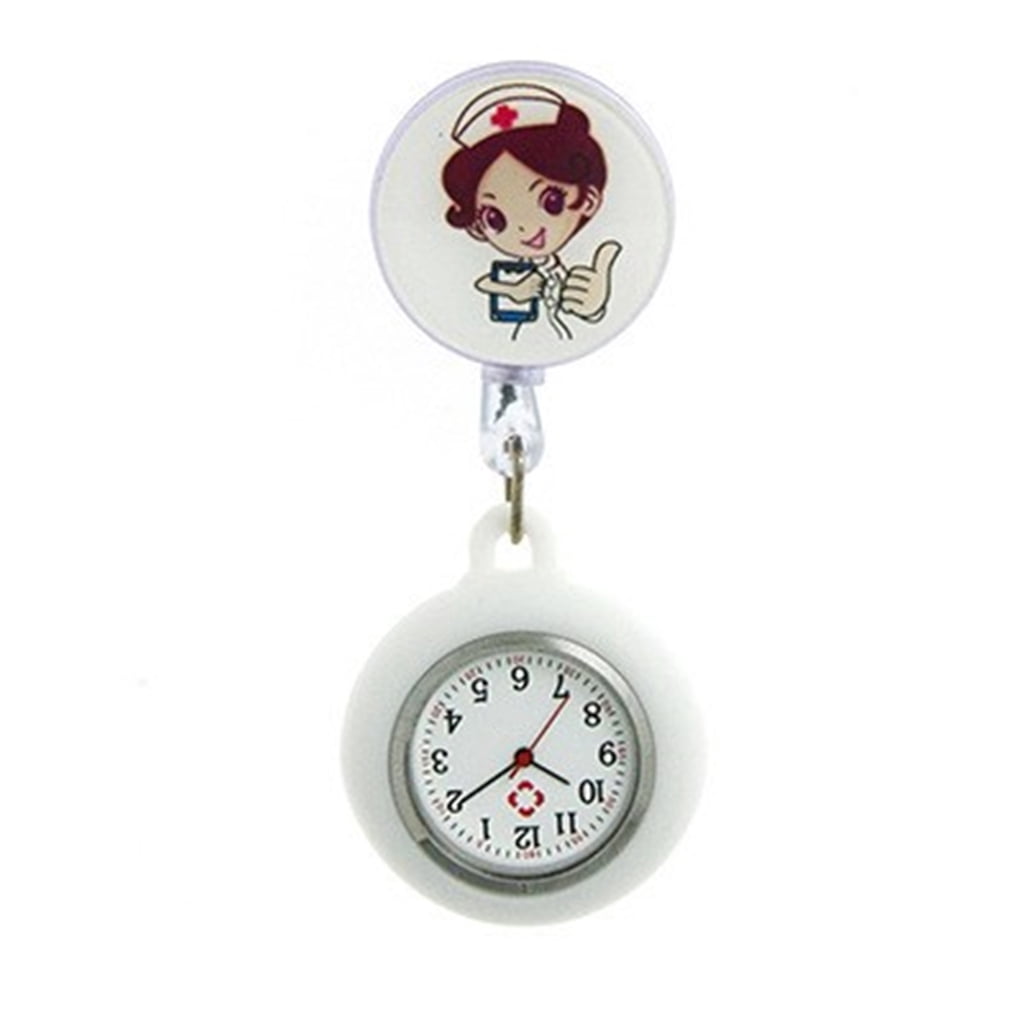Yokua Retractable Nurse Fob Watches with Easy Read Dial for Doctors ...