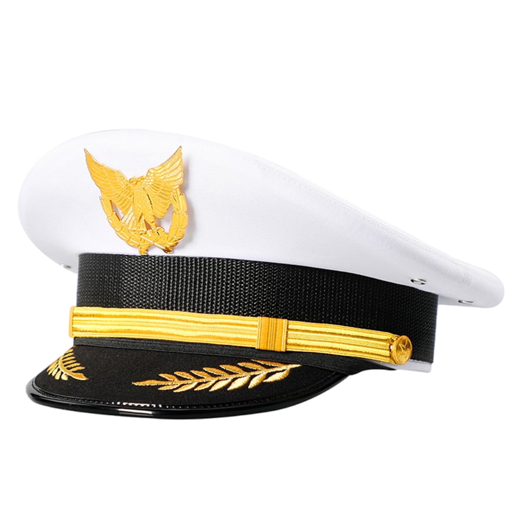 Yokua Security Guard Hat Hat Adult Role Play Hat Night Club Hat ...