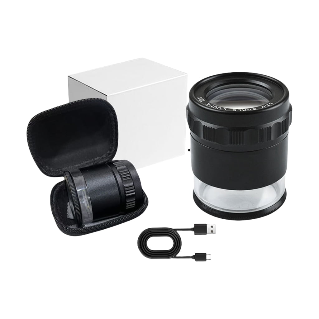 Yokua Small Magnifier Lens Featuring Precisions Scale & Build In LED ...