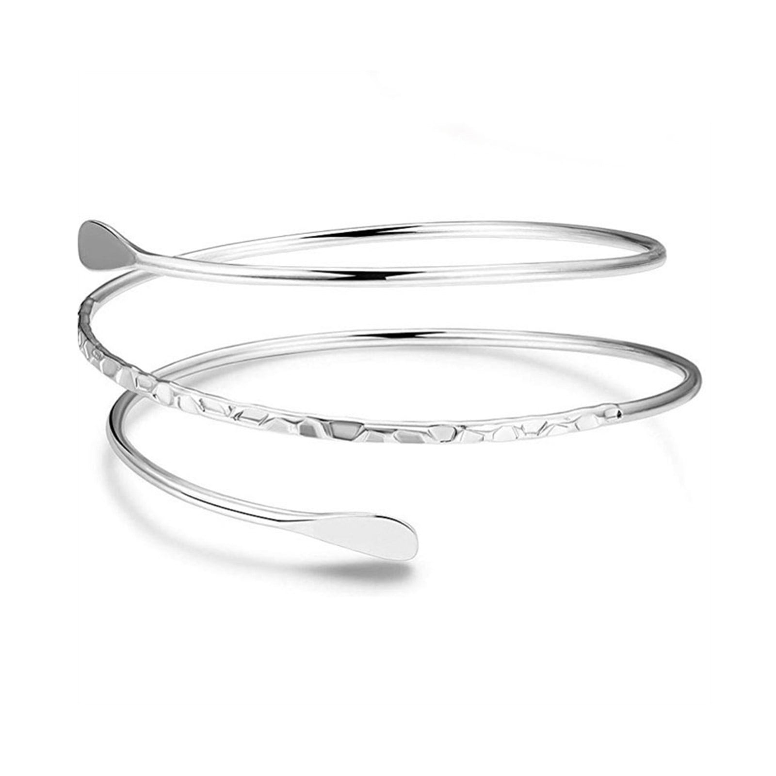 Yokua Three Layer Coil Upper Arm Band Cuff Armlets for Girls Arm Bangle ...