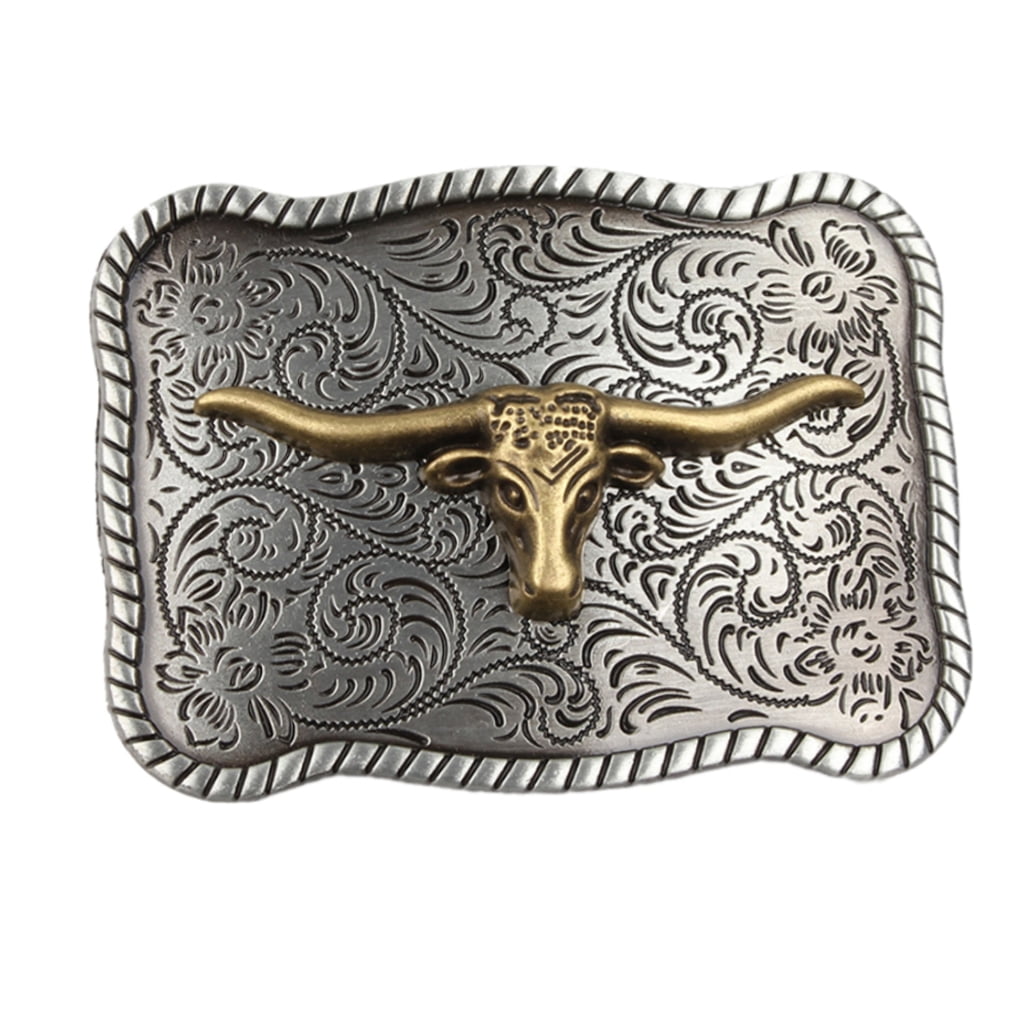 Yokua Western Belt Buckle for Women Men Punk Buckles Collection Casual ...