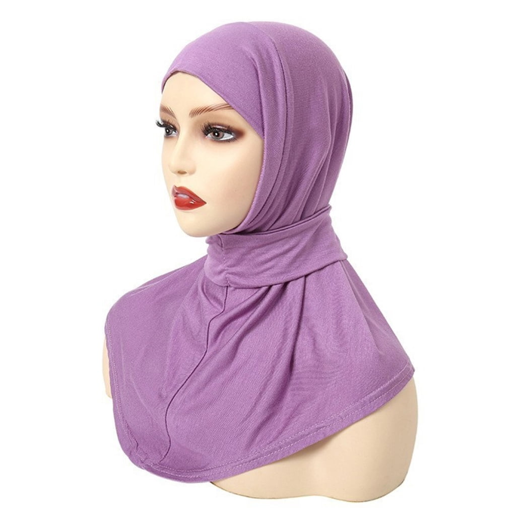 Yokua Woman Pray Islamic Hijab Large Turban Caps for Outdoor Religious ...