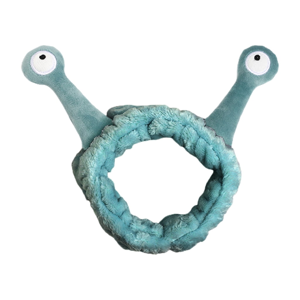Yokua Women Wash Face Plush Headband Funny Cartoon Snail Antenna Eyes ...