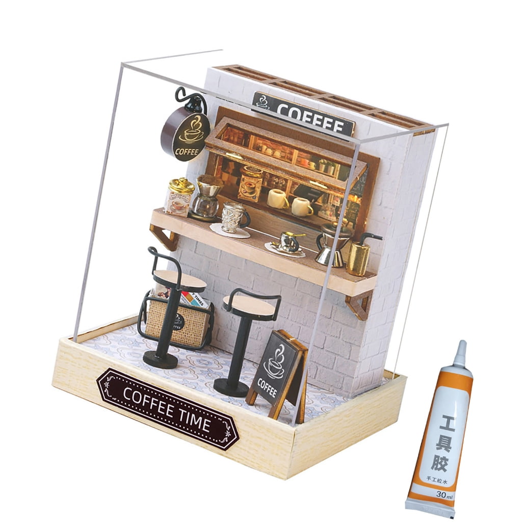 Yokua Wood Atelier Insert Shop Model Dollhouses with Light Unique ...