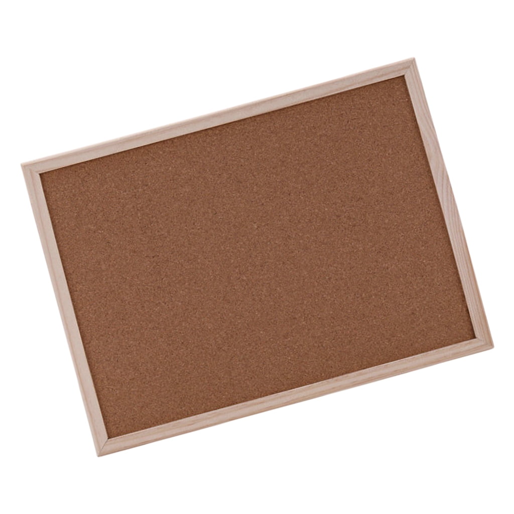 Yokua Wood Framed Corkboard Decorative Hanging Pin Board School Office ...