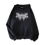 Yokua Y2K Harajuku Drawstring Hoodies Women Gothic Punk Graphics ...