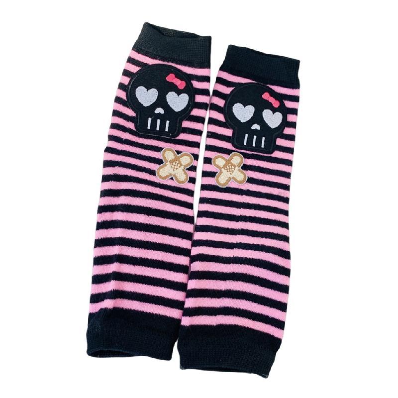 Yokua y2k Arm Sleeves Y2k Arm Cover Striped Arm Warmer Arm Sleeves ...