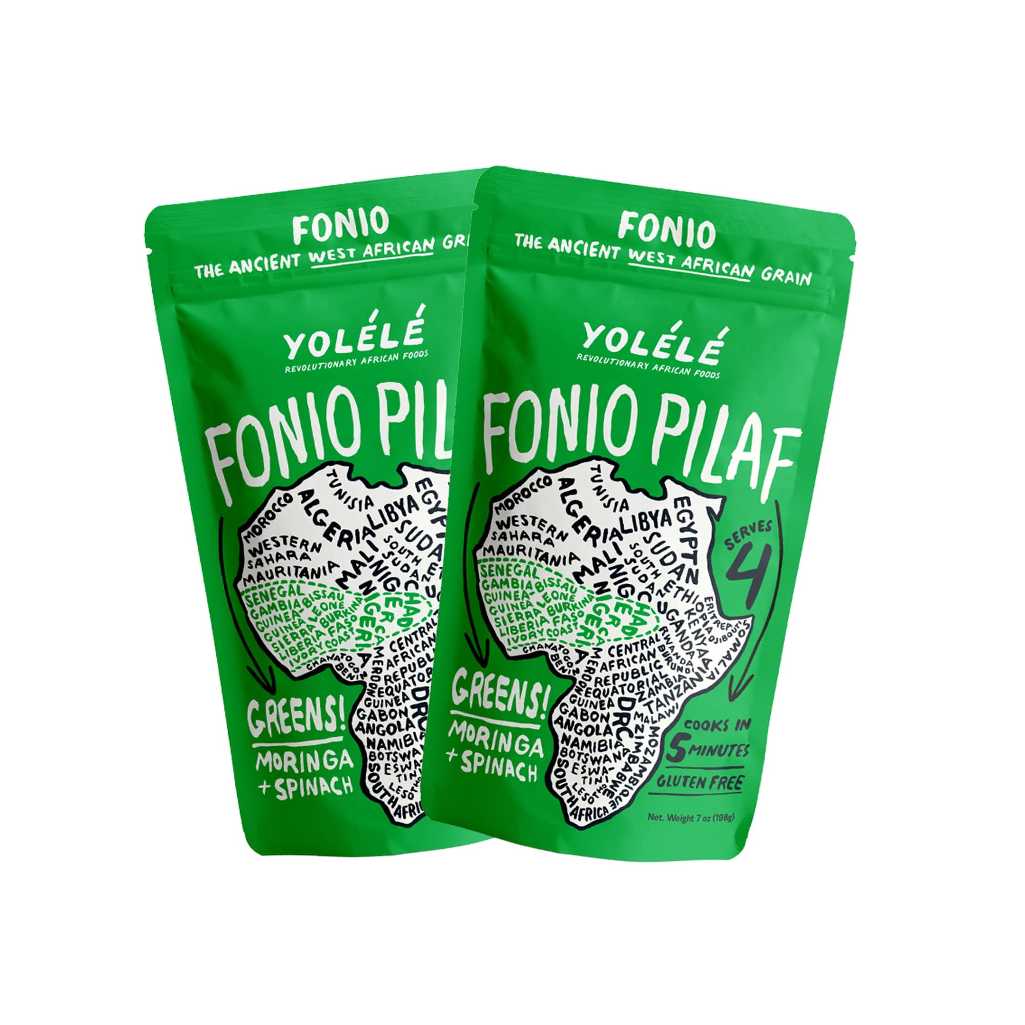 Yolélé Fonio Grain Pilaf Mix African KKS1 Supergrain Ancient Grains ...