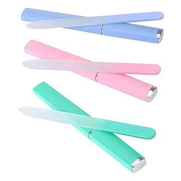 3 piece Czech Glass Mani/Pedi Nail File Set - 3.5 in., 5.5 in. & 7.5 in ...
