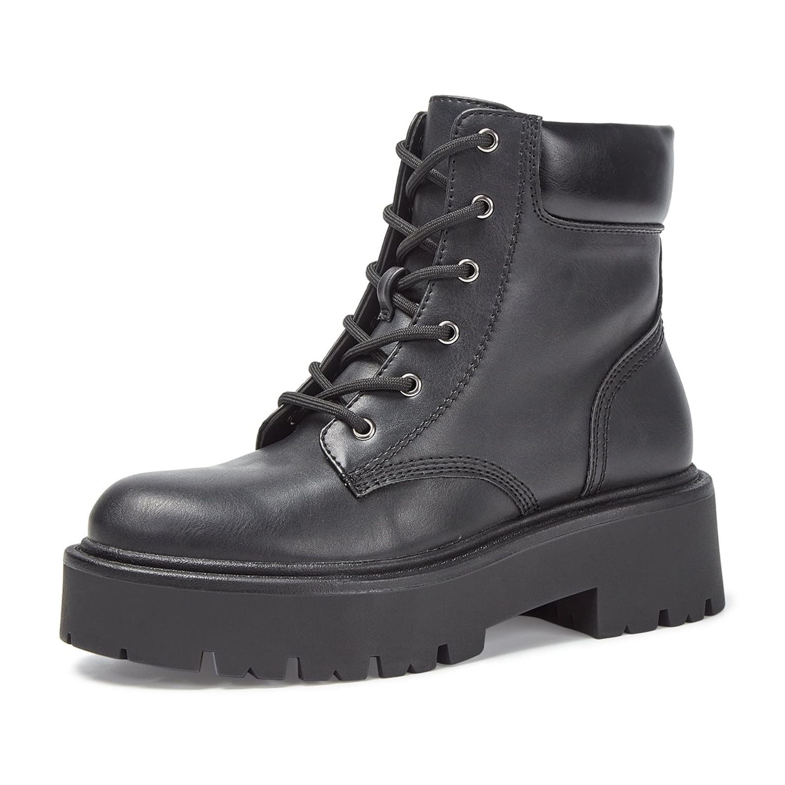 Yolanda Zula Lace-up Combat Boots Ankle Bootie for Women-Water ...