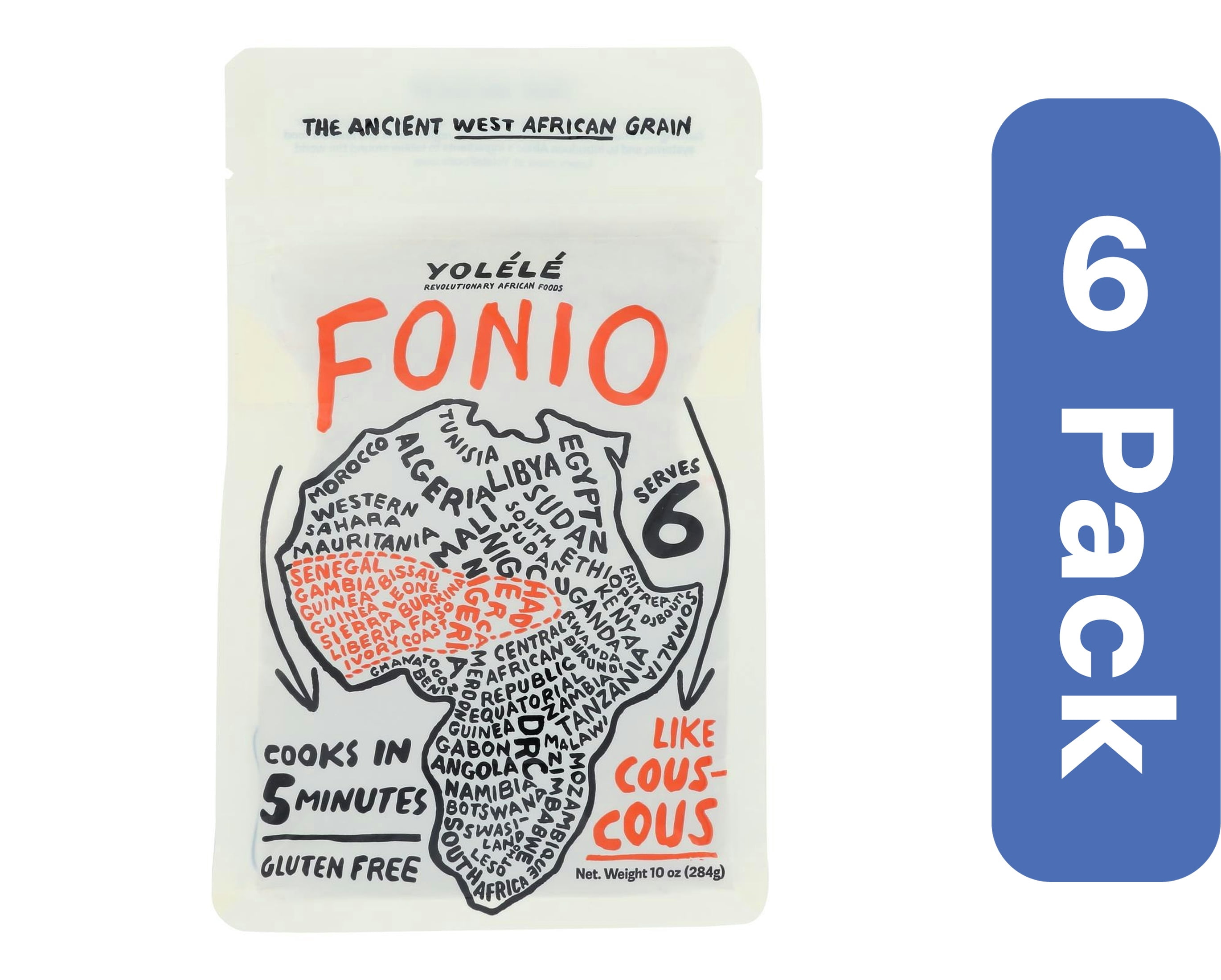 Yolele Ancient Grains Fonio 10 oz (Pack Of 6) - Walmart.com