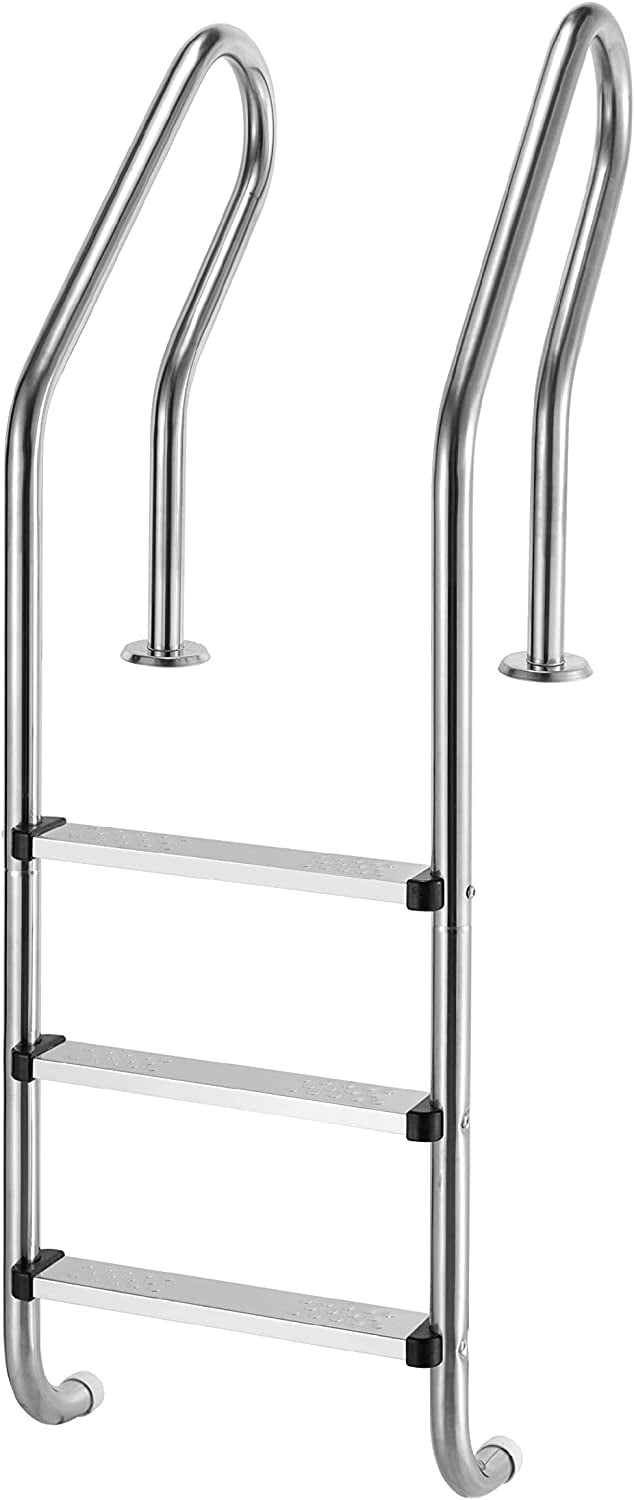 Yoleny 63'' Inground Swimming Pool Ladder, 3-Step Stainless Steel, Non ...