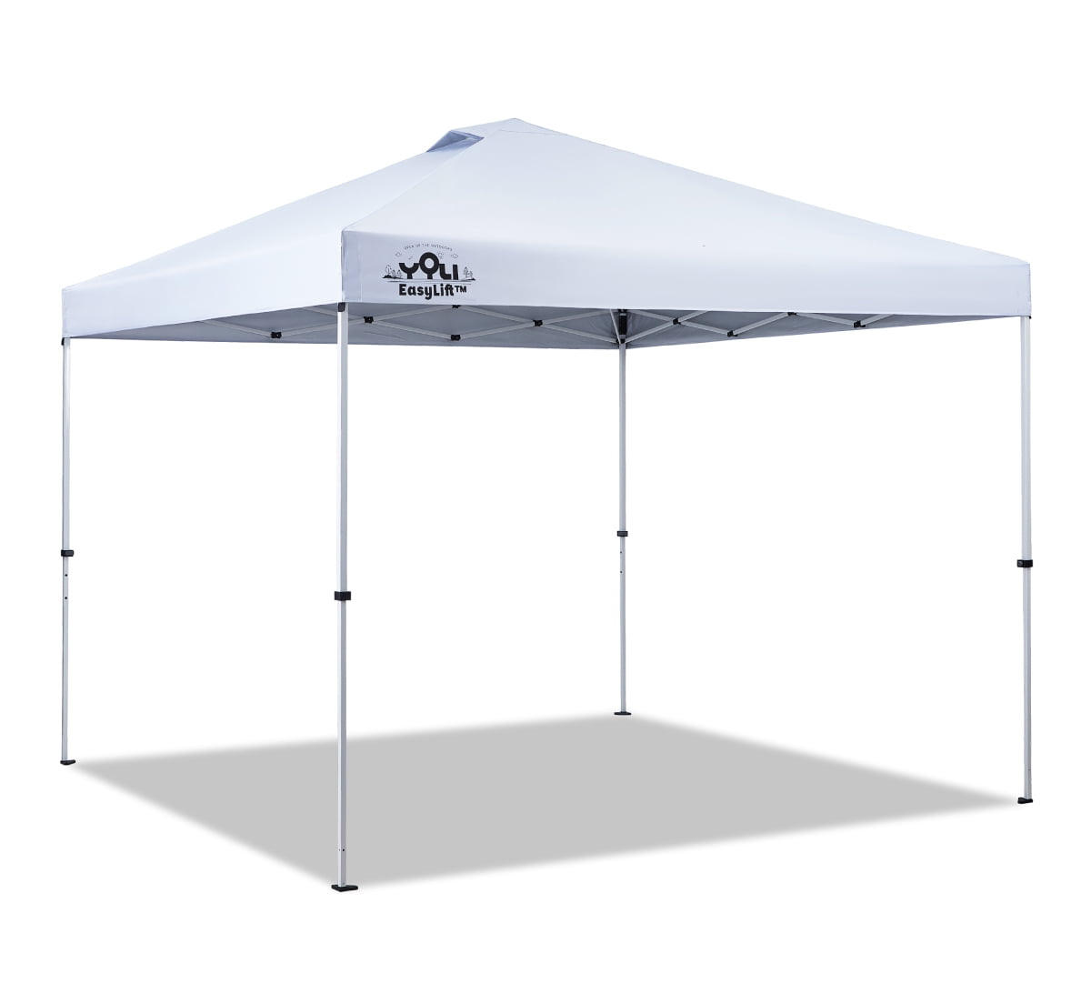 Yoli Moab EasyLift 100 10’x10’ Instant Pop-Up Canopy Tent with Wheeled ...