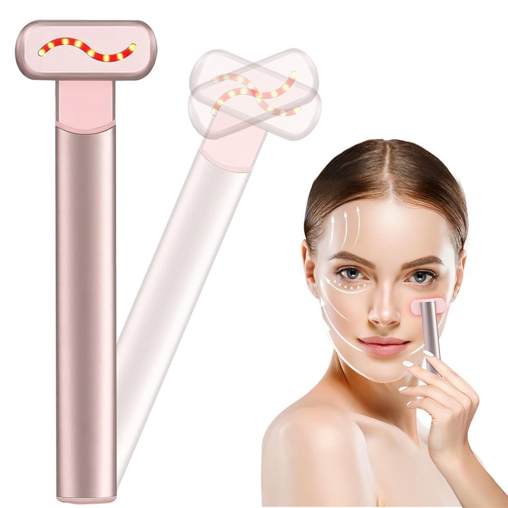 Yolispa 4-in-1 Skincare Wand,Eye Beauty Instrument,Red Light Therapy ...