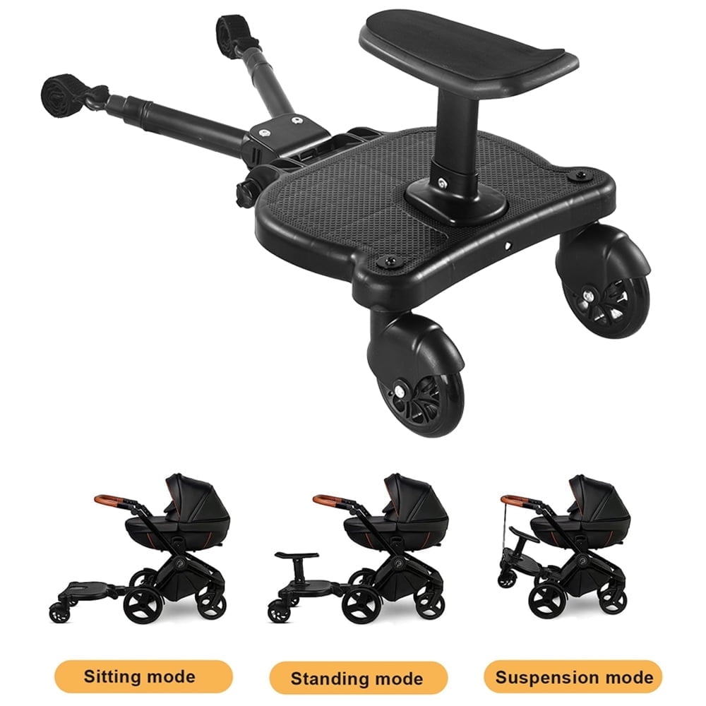Yolispa Universal Stroller Board, 2 in1 Stroller Ride Board, Wheeled ...