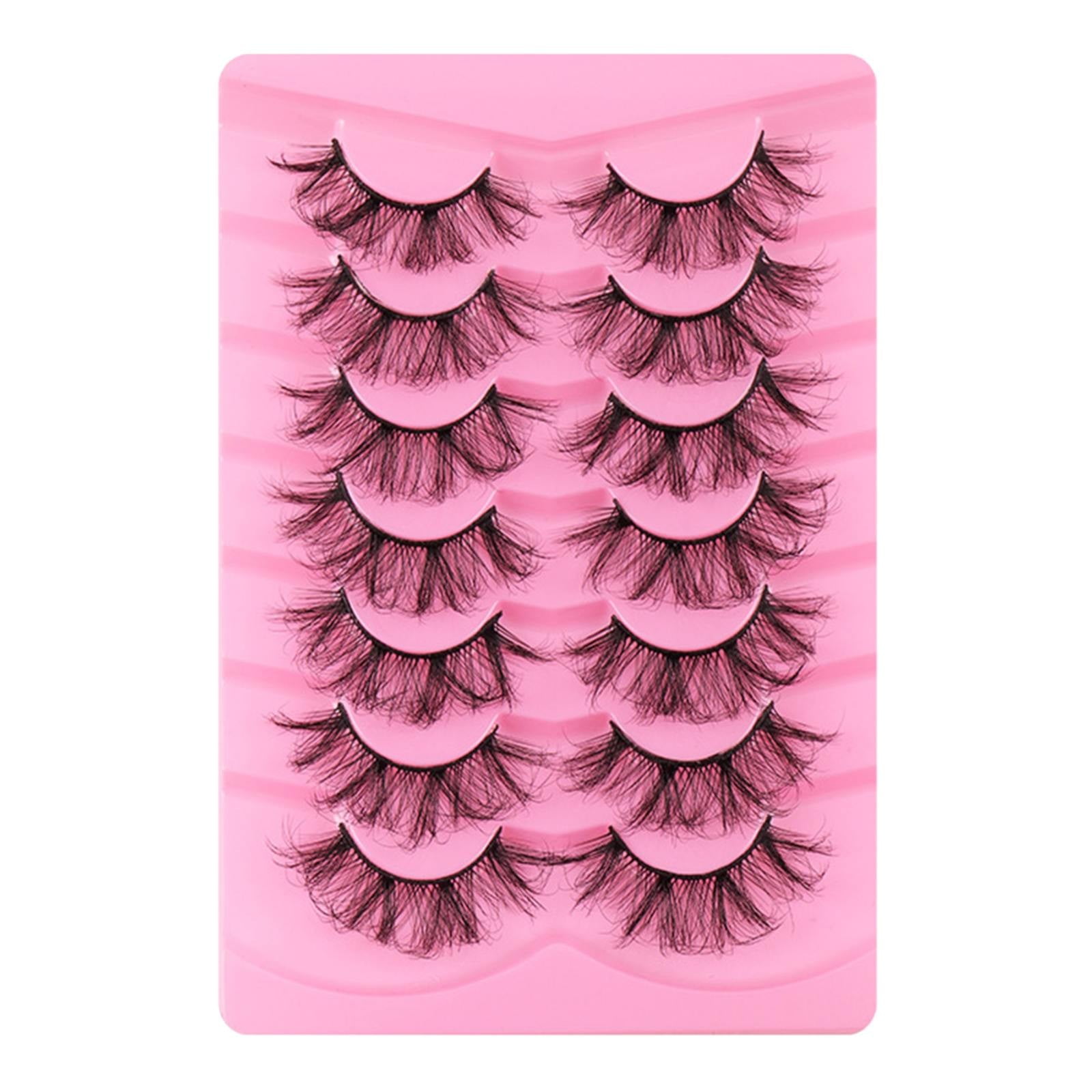 Yolmart 7 Pairs Of Fried Hair High Imitation Hair False Eyelashes ...