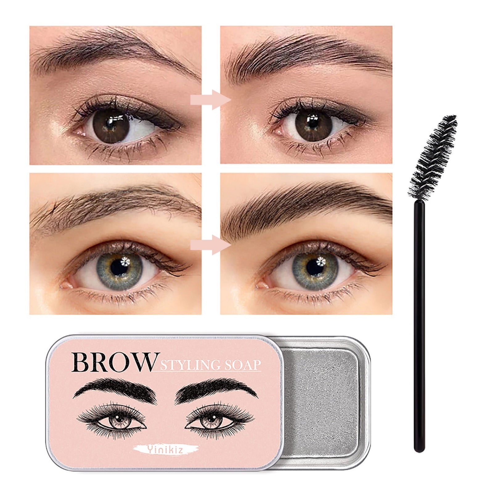 Yolmart Eyebrow Soap, 3D Brows Styling Soap, Transparent Long Lasting ...