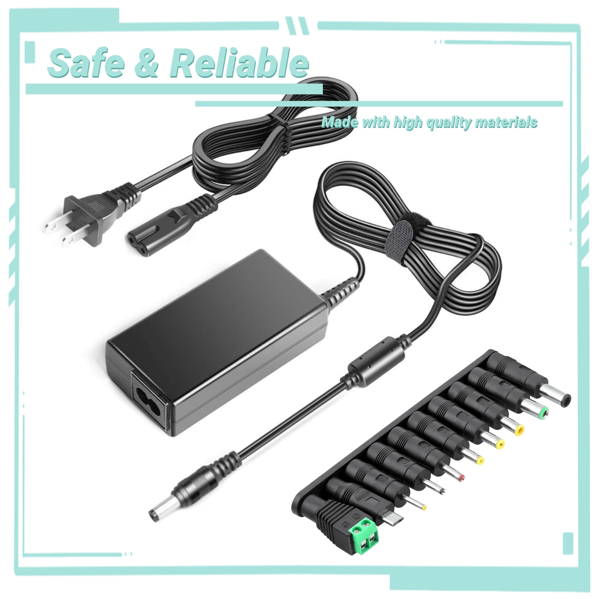 Yolmary 12V 5A Power Supply, Power Supply Adapter, AC DC Converter 100 ...