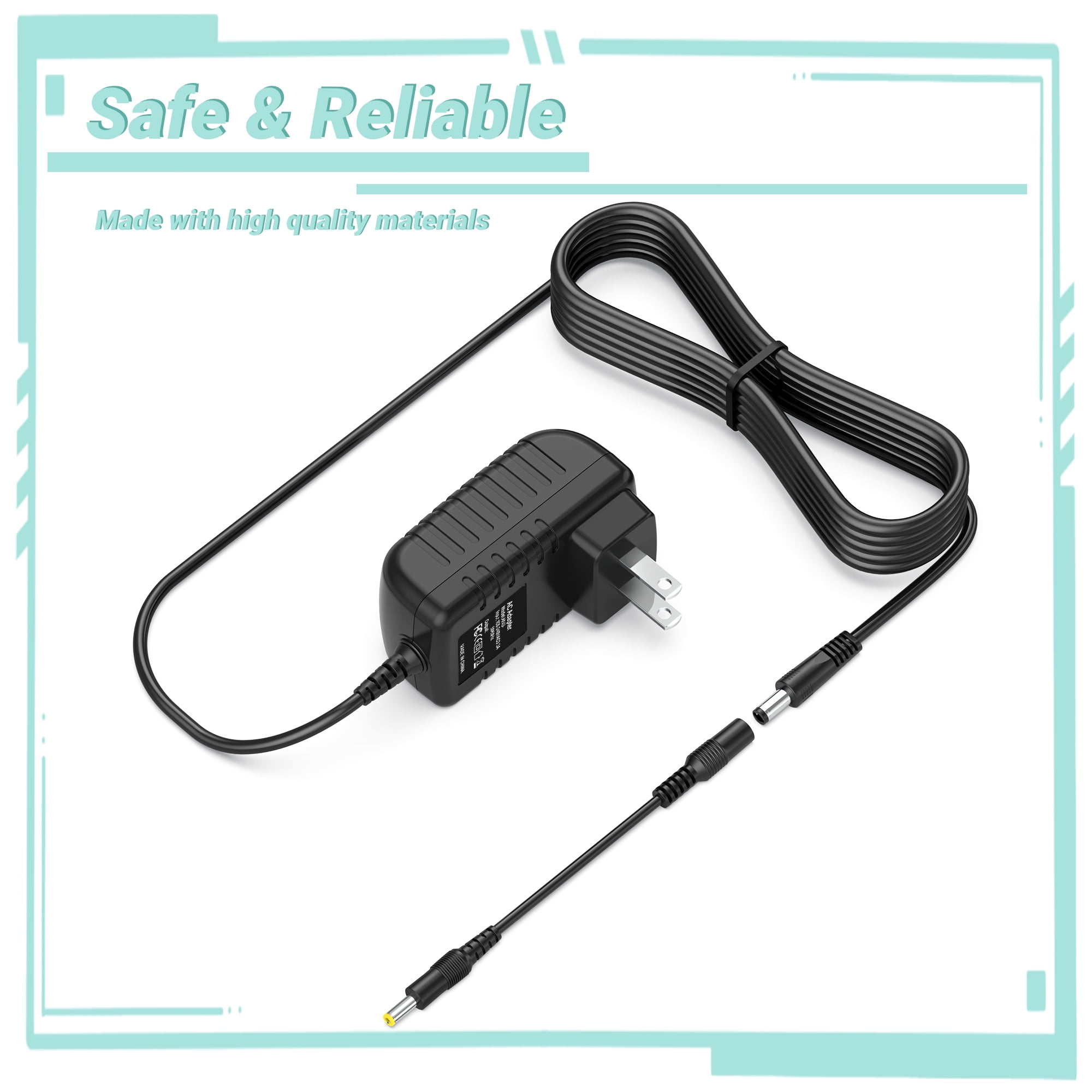 Yolmary Charger Compatible for Shark VACMOP UM205 Series 10.8V Li-ion ...