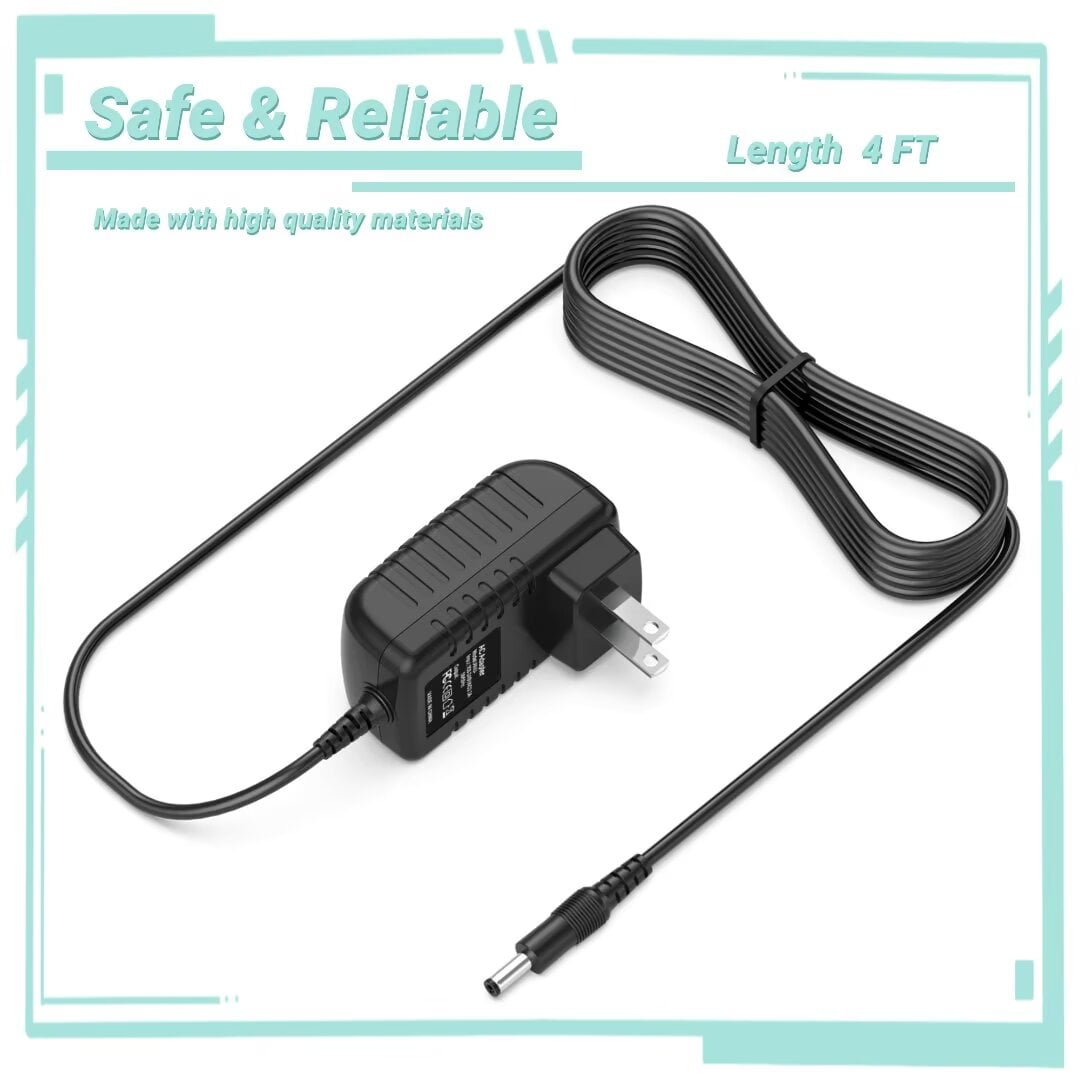 Yolmary Guitar Pedal Power Supply, AC DC 9V Power Cord, 1A Adapter ...