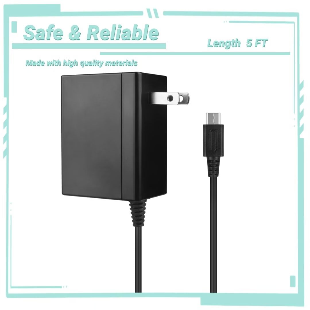 Yolmary Switch Charger Compatible with Nintendo Switch, AC Power ...