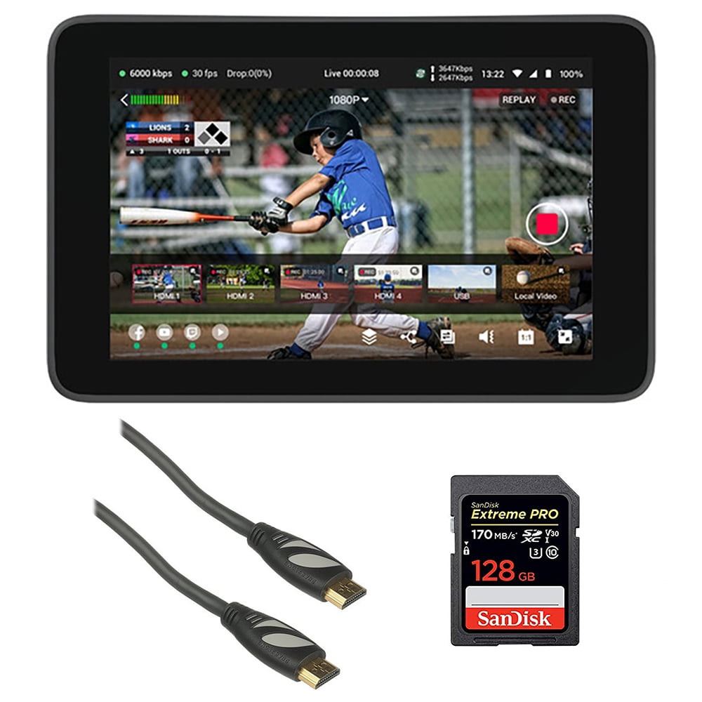 YoloLiv YoloBox Ultra Portable Multi-Camera Encoder/Switcher/Monitor ...