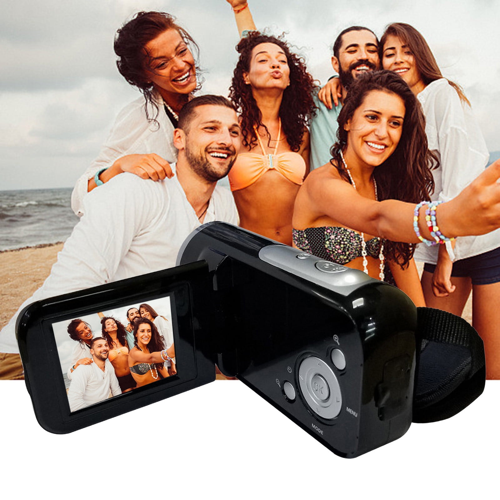 Yoloke 1080P Full HD Digital Camera with 2 Inch LCD Screen, Dual Camera ...