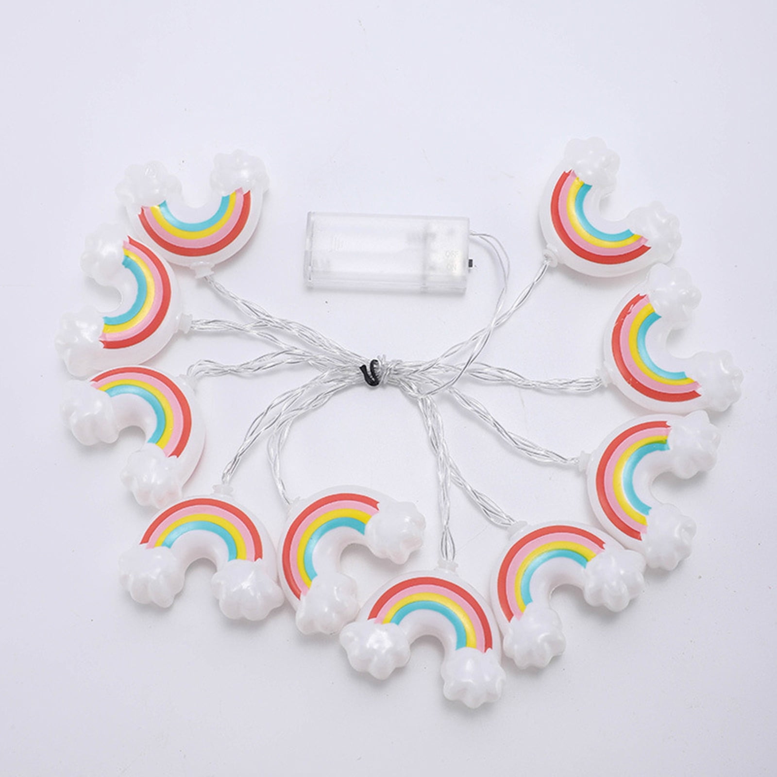 Yoloke 15m 10 LED Warm White Rainbows String Light for Indoor and ...