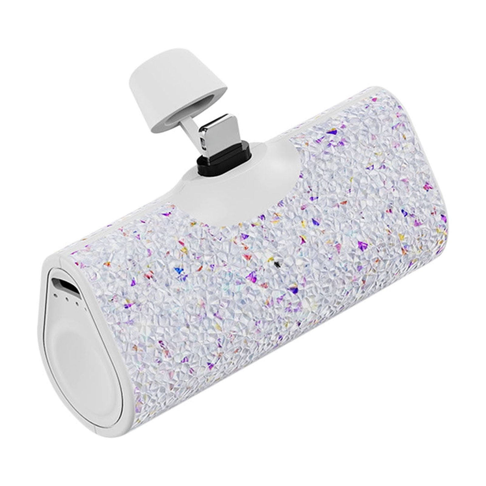 Yoloke 5000mAh Mini Portable Charger with Rhinestone Design - Ultra ...
