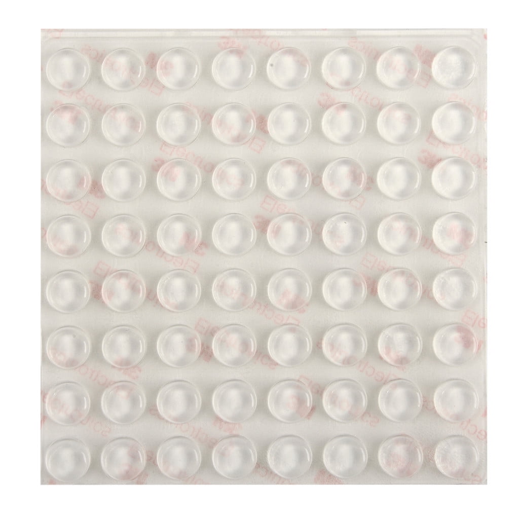 Yoloke 64-Pack Stop-Slip & Stop-Collision Cushion Buffers - Rubber ...