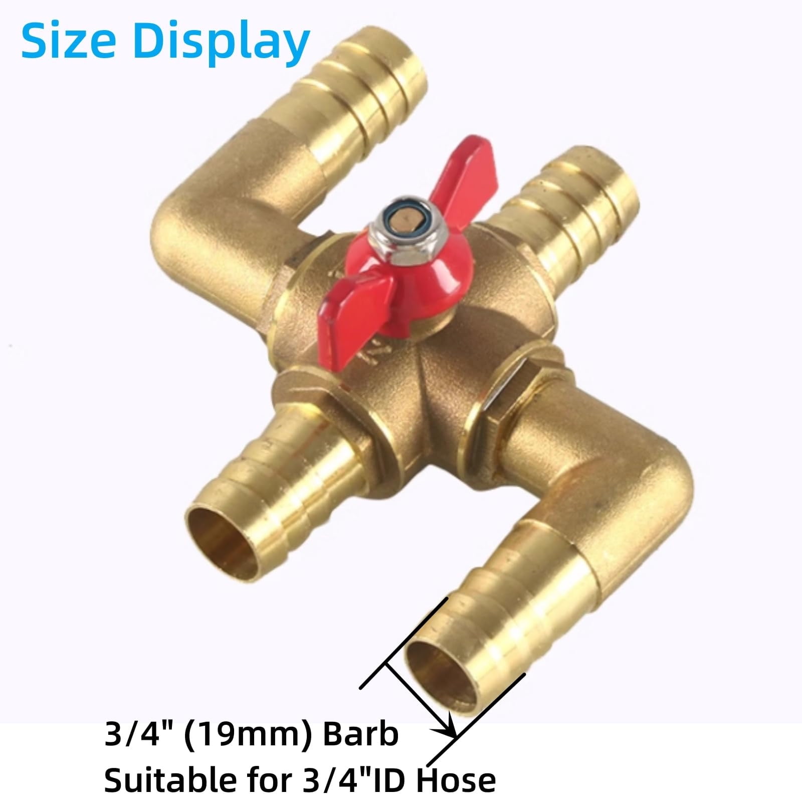 Yoloke Automobile Integrated 4-Way Heating Water Manual Control Valve ...