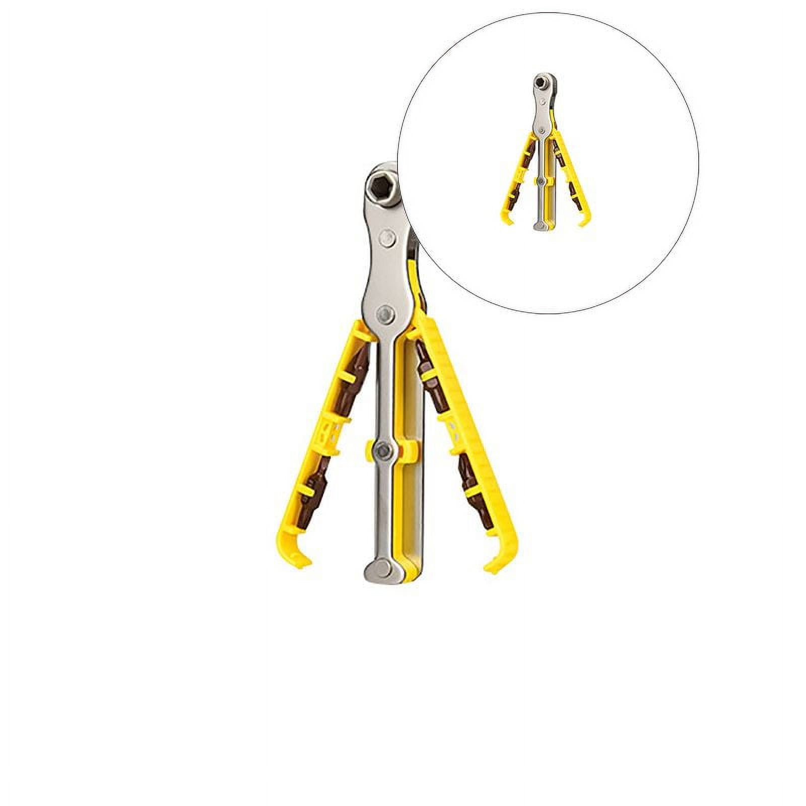 Yoloke Bidirectional Ratchet Screwdriver, Narrow Space Screwdriver ...