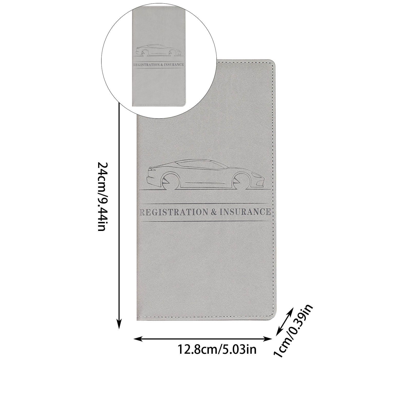Yoloke Car Registration and Insurance Card Holder, Important Document ...