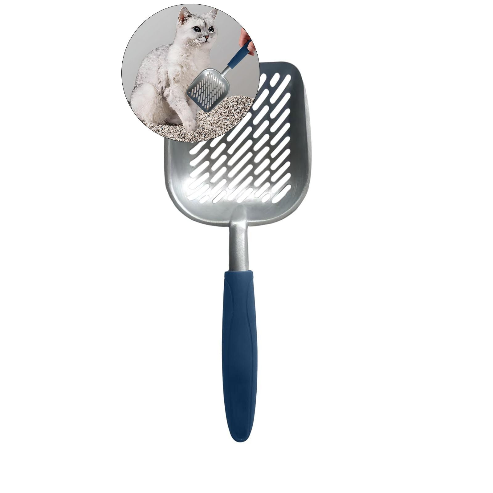 Yoloke Cat Litter Scoop, Aluminum Alloy Sifter, Kitty Metal Scooper ...