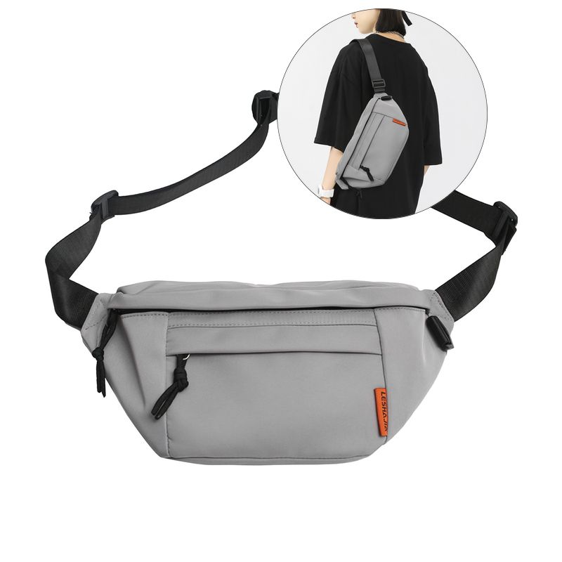 Yoloke Crossbody Bag Fanny Pack for Women Men, Waist Pack Large Chest ...