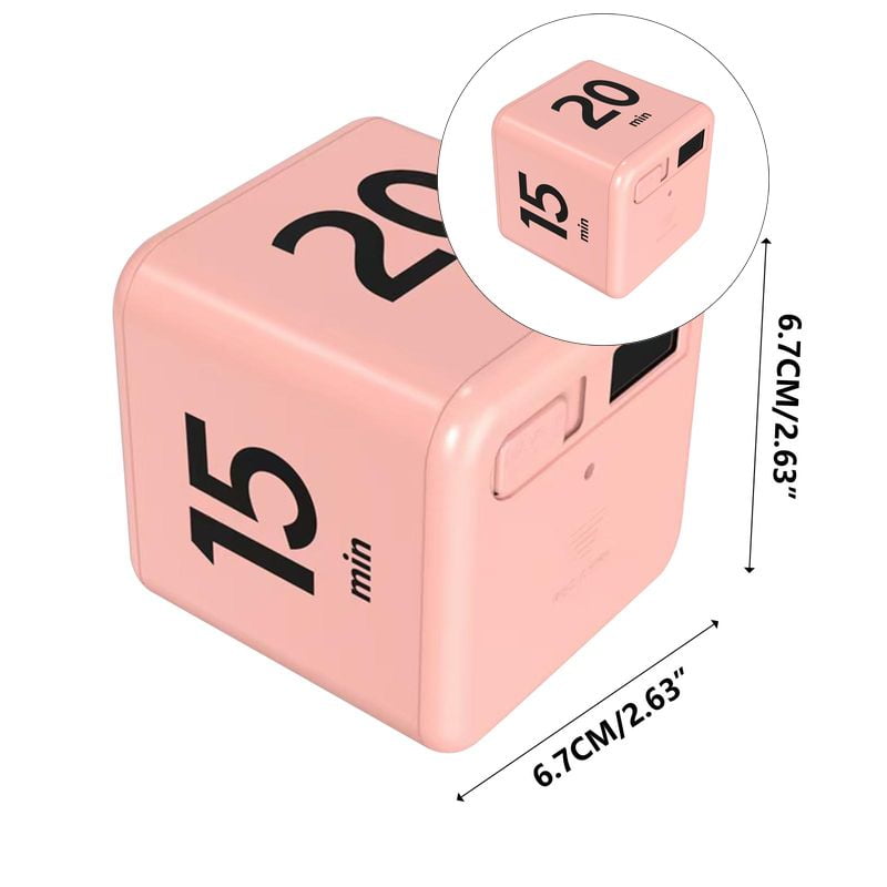 Yoloke Cube Timers Cube Kitchen Timer Gravity Sensor Flip Timer Cube