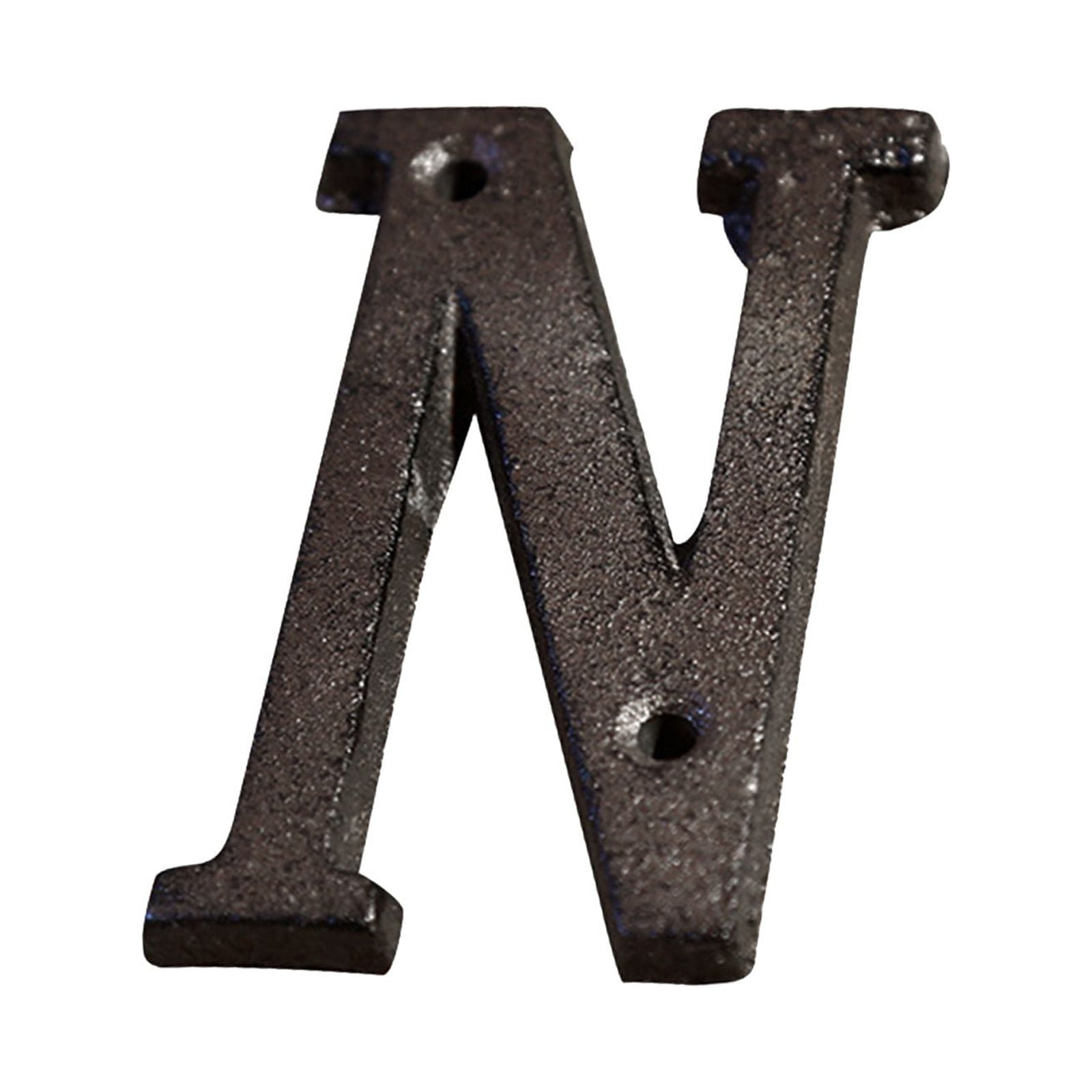 Yoloke DIY Black-Coated Iron Letters for House Numbers and Decorations ...