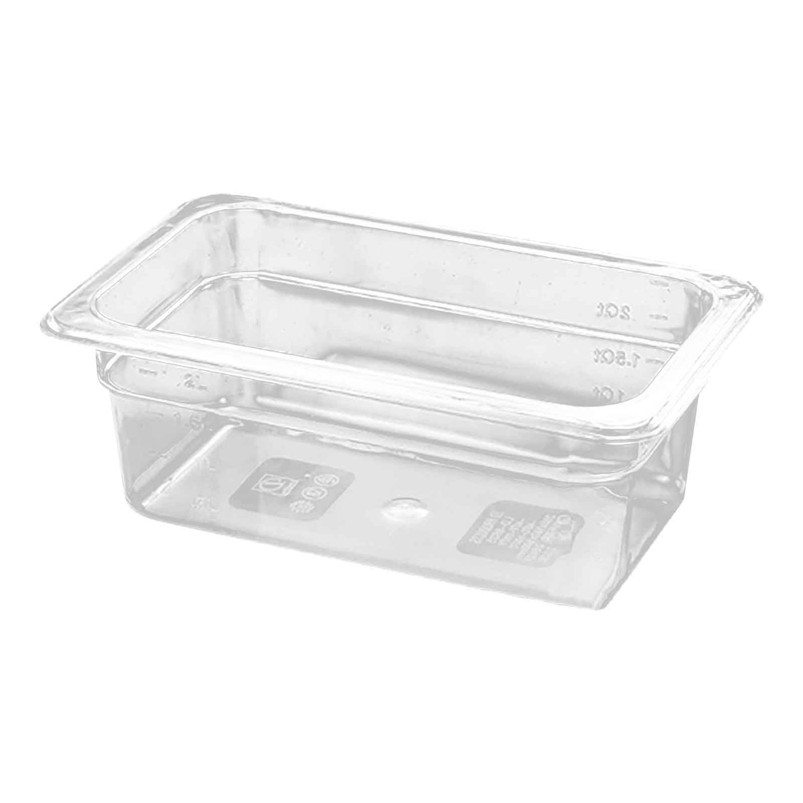 Yoloke Deep Clear Food Pans with Lids, Commercial Food Pans ...