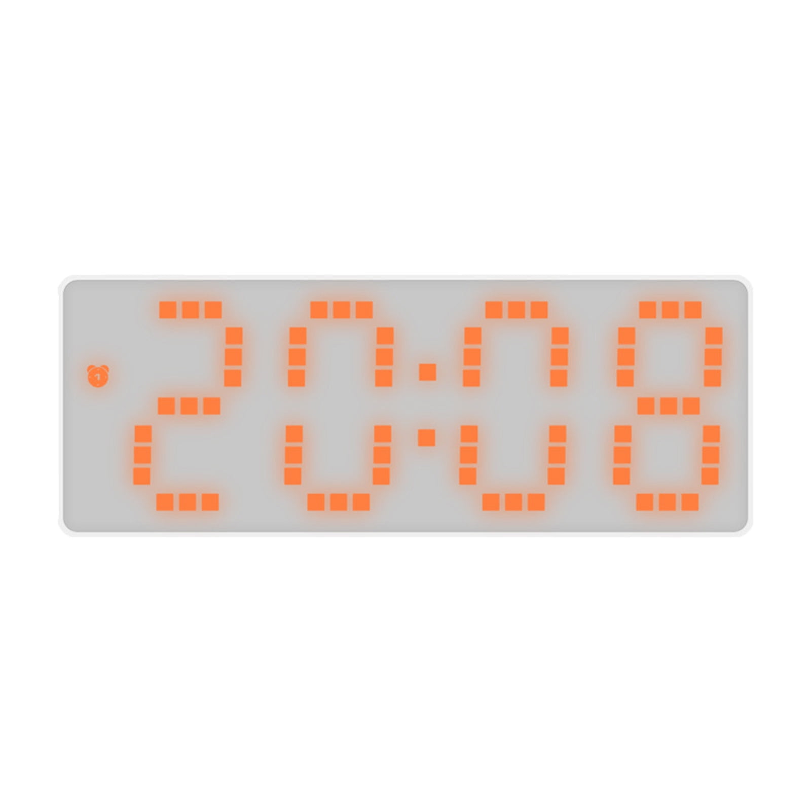 Yoloke Digital Dual Alarm Clock for Bedroom, Large Display Bedside with ...