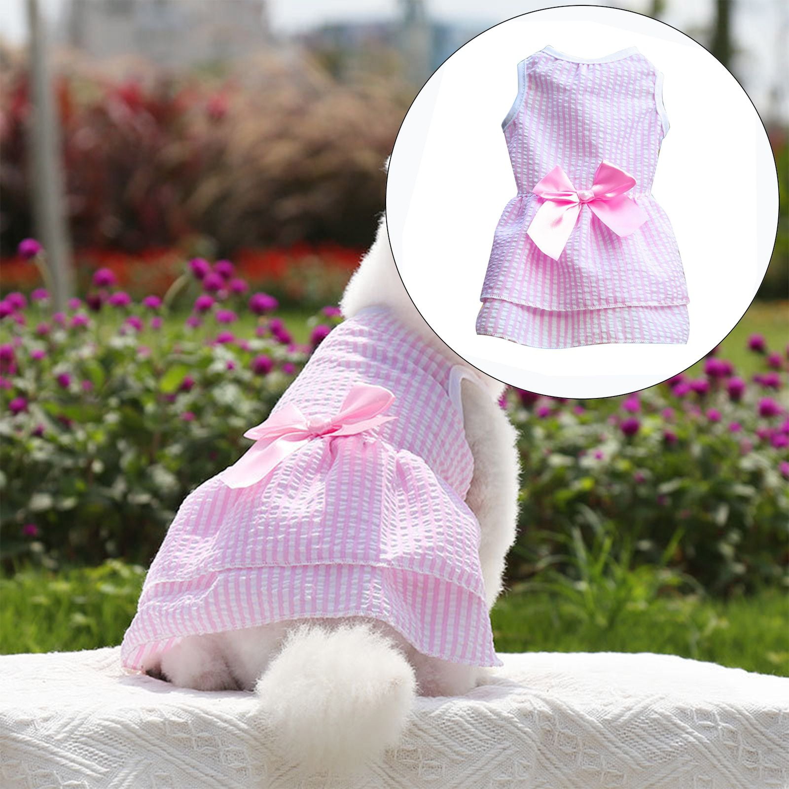 Yoloke Dog Dresses for Small Medium Dogs Puppy Clothes Summer Princess ...