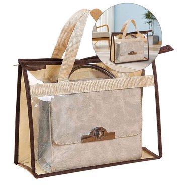 BAETEUY Handbag Storage Organizer Dust Bag with Handle Transparent ...