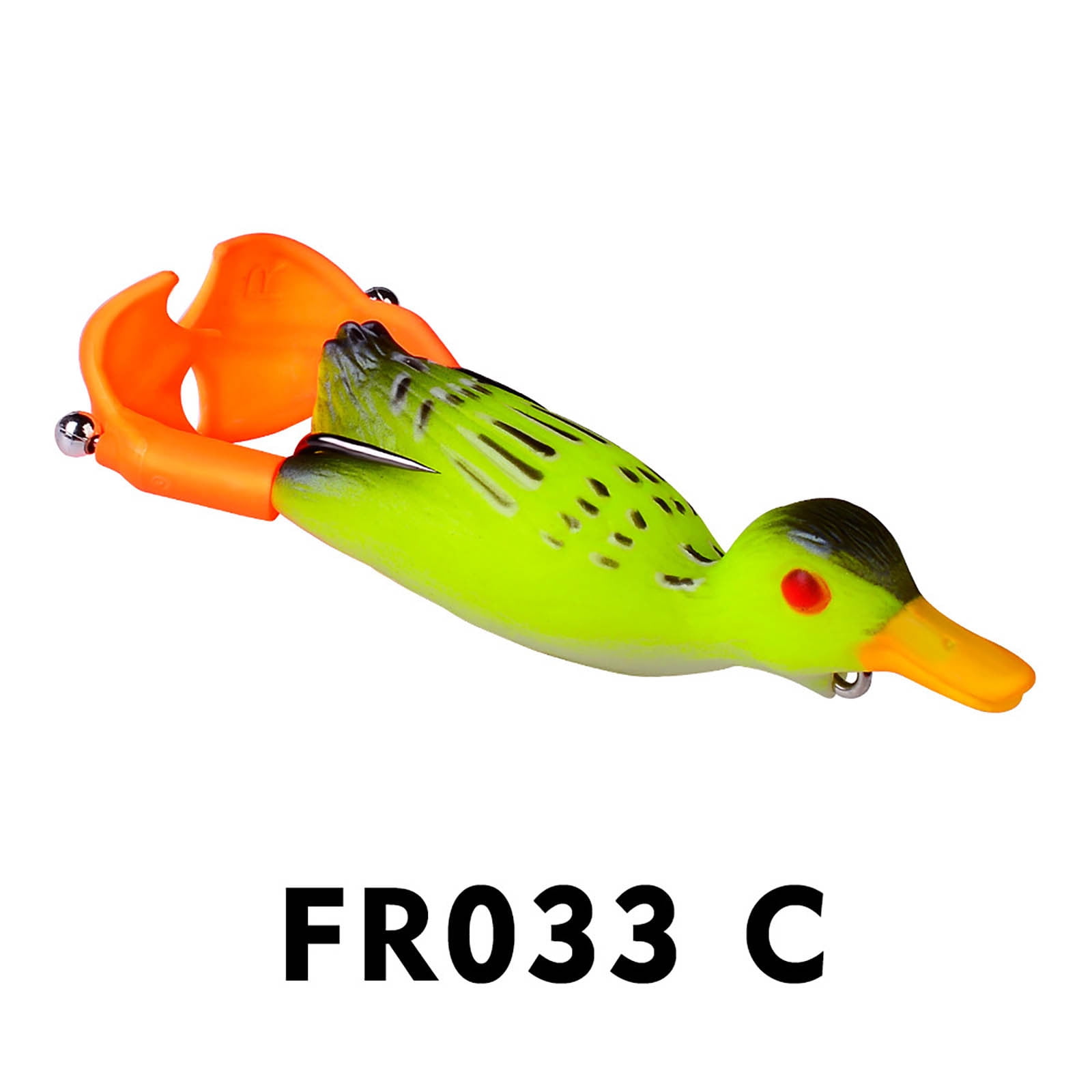 Yoloke Floating Duck with Rotating Flippers, 11g Spinnerbait Fishing ...