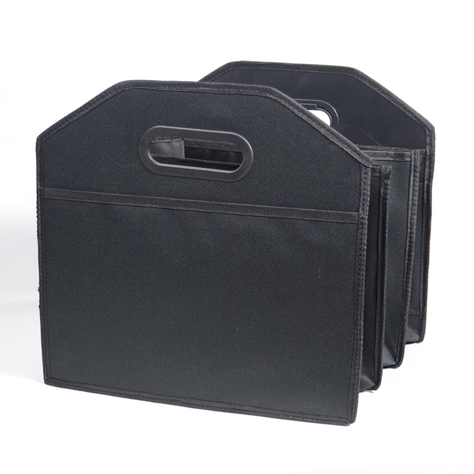 Yoloke Foldable Car Trunk Organizer - Black with Reinforced Handles for ...