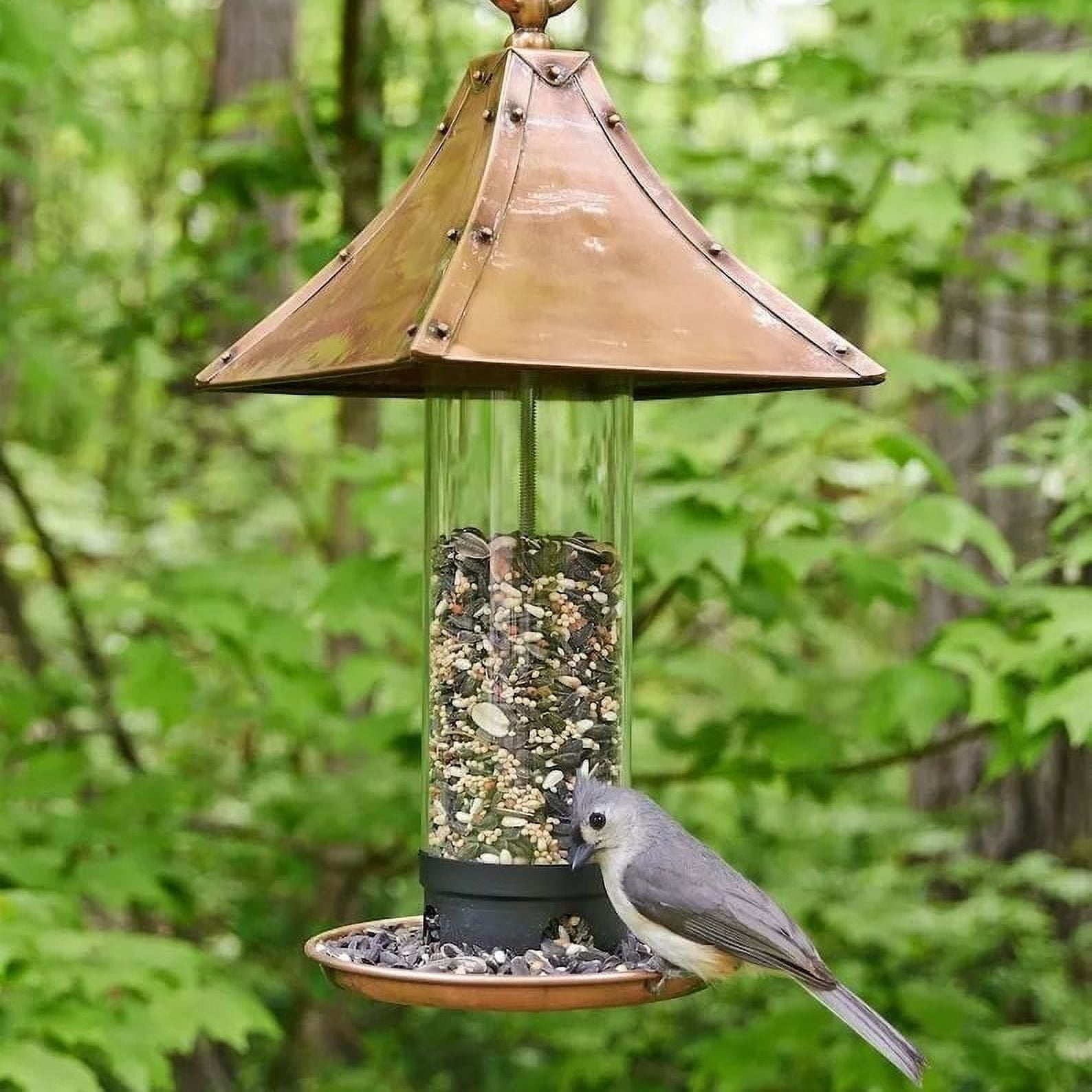 Yoloke Garden Bird Feeder Automatic Hanging Bird Feeder Outdoor Patio ...