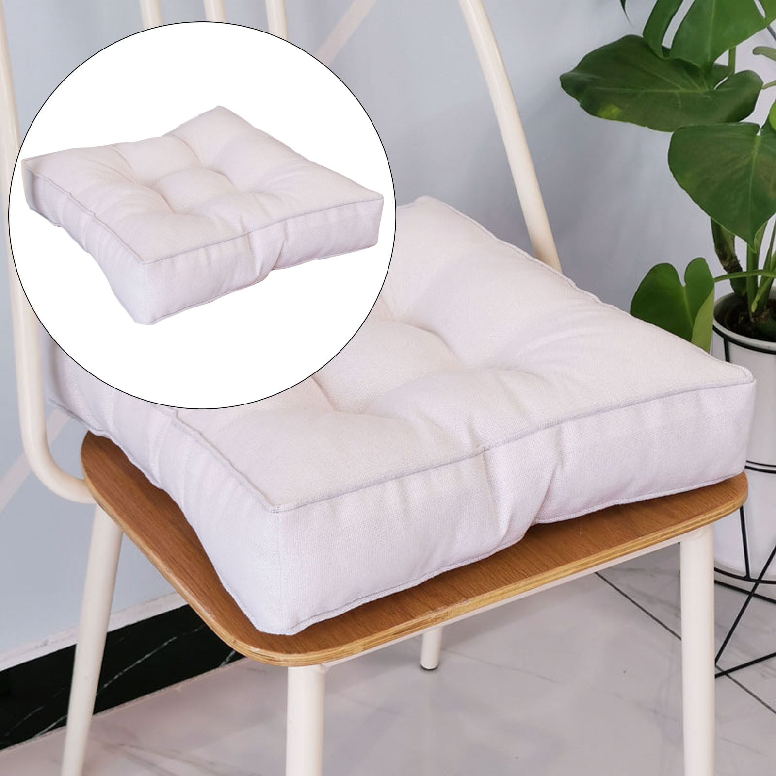 Yoloke Large Chair Cushions with Handle, Thick Seat Cushions for Wicker ...