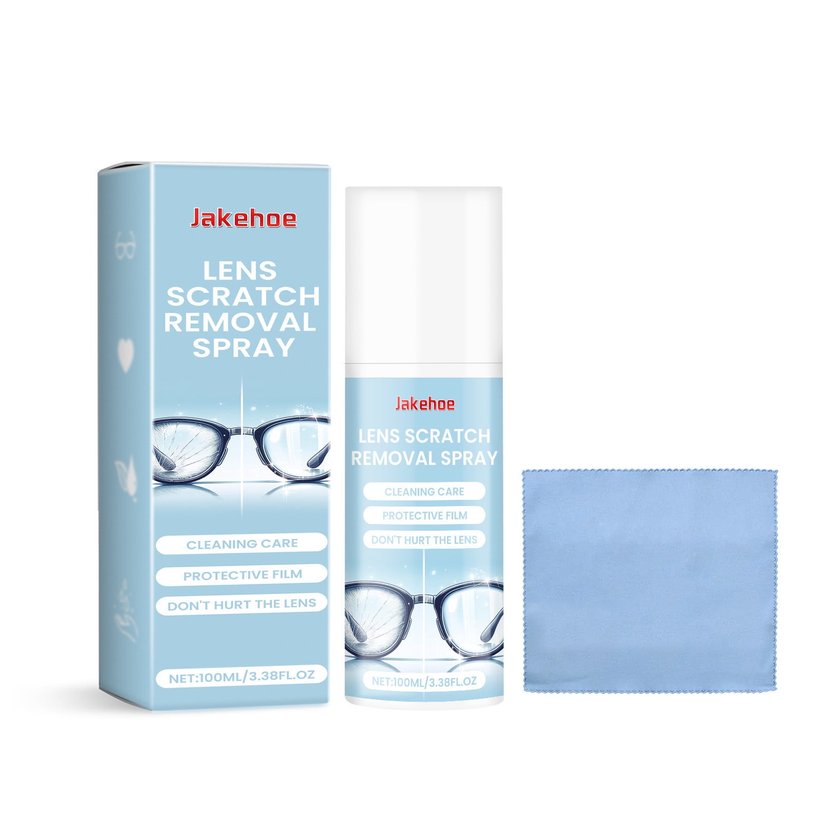 Yoloke Lens Scratch Remover, Eye Glass Cleaners Spray, Glass Scratch ...