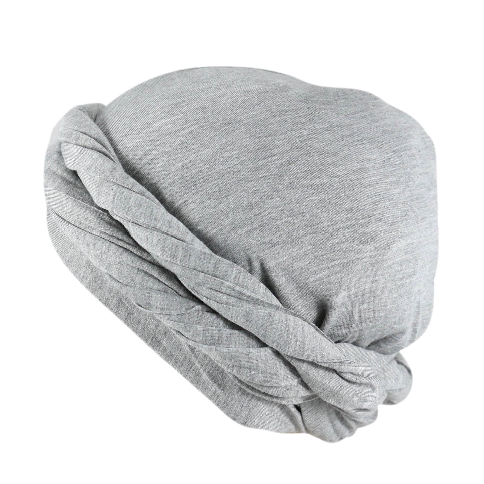 Yoloke Men's Turban Sleeping Cap, Adjustable Twisted Bonnet with Satin ...