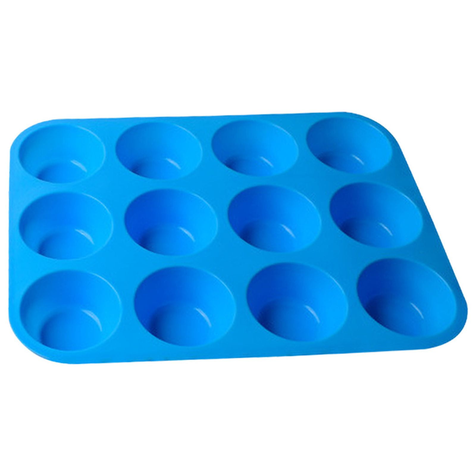 Yoloke Non-Sticky Silicone Muffin Pan—Muffin Molder for Muffins and ...