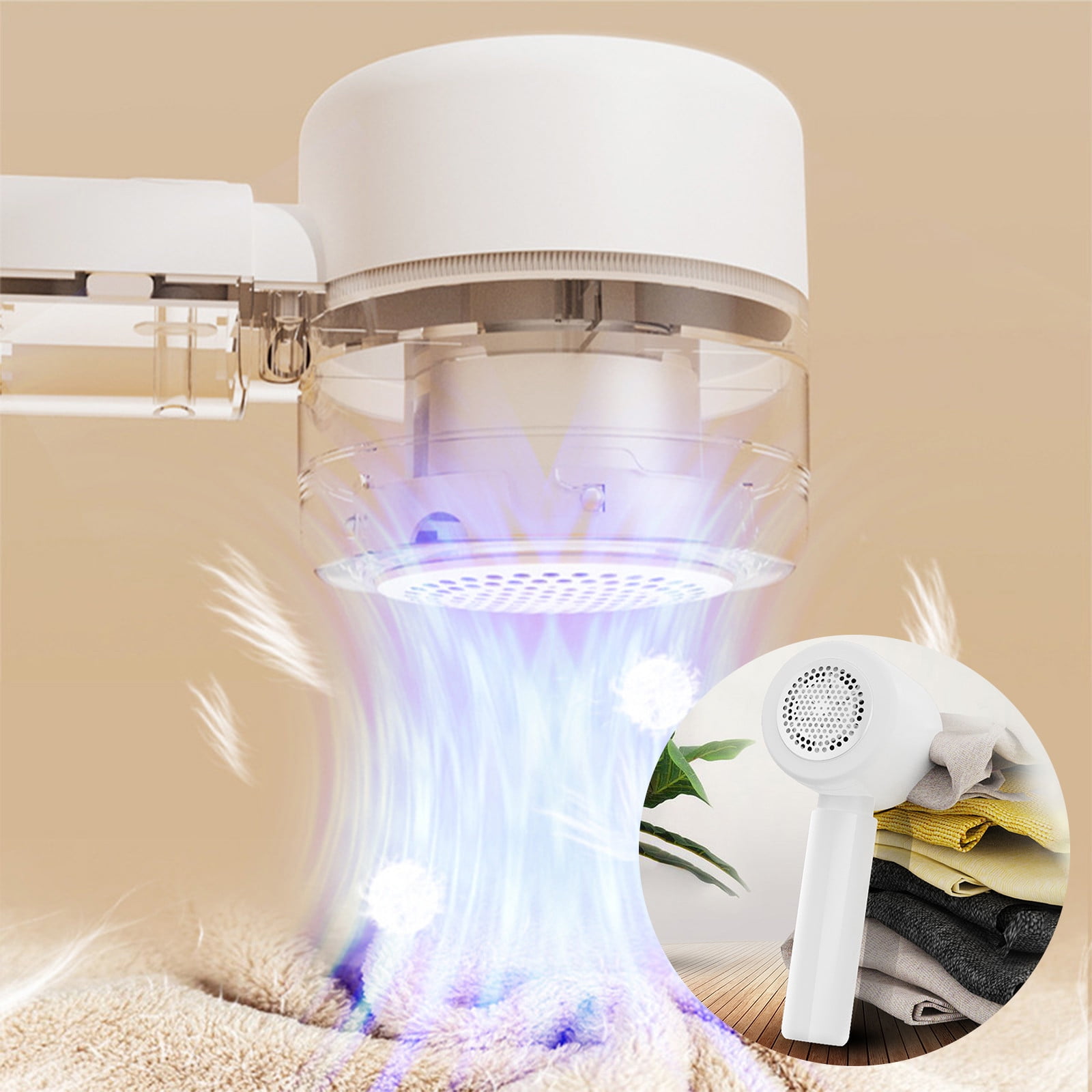 Yoloke Portable Rechargeable Fabric Defuzzer - Electric Lint Remover ...