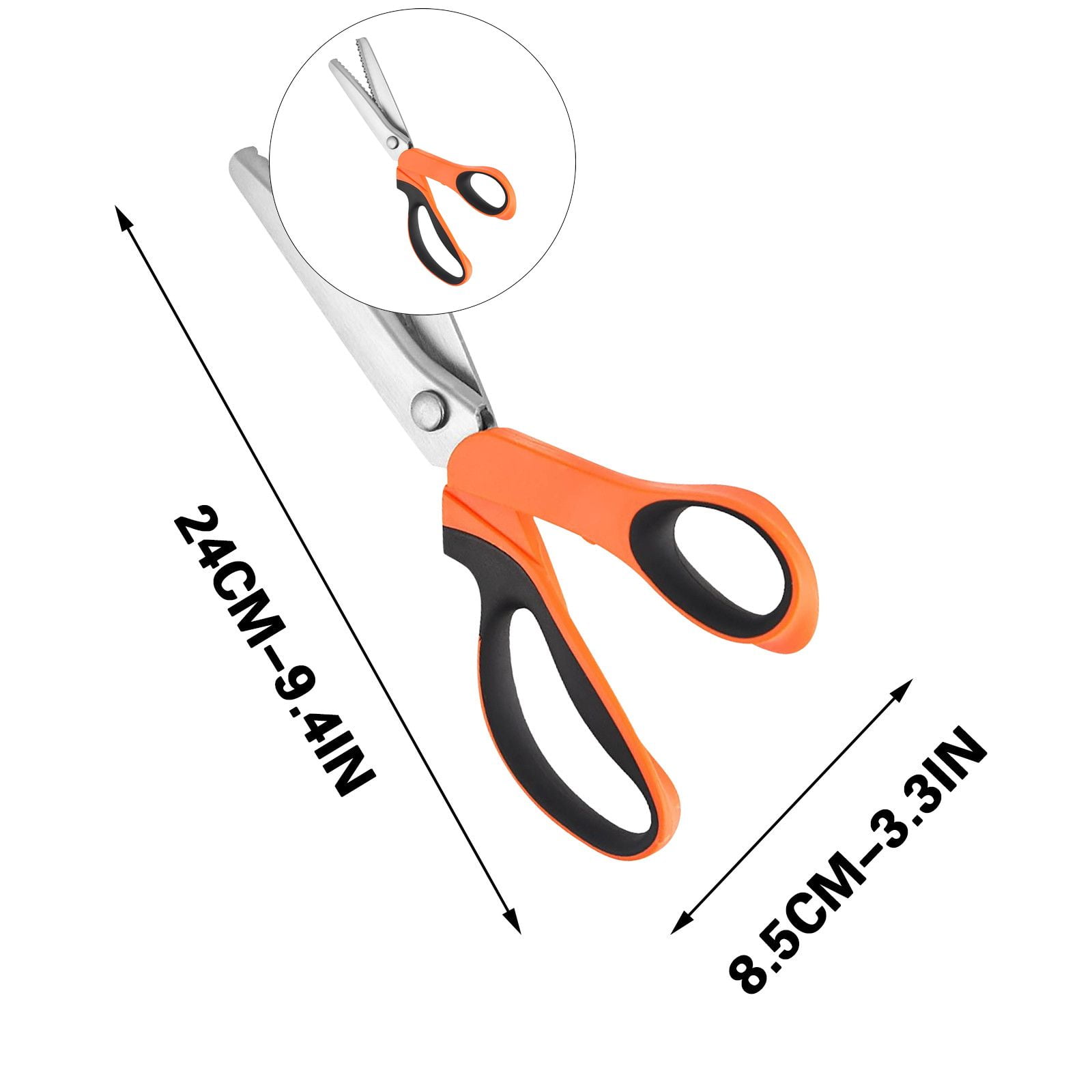 Yoloke Shears, Zig Zag Craft Scissors Decorative Edge, Pinking Shears ...